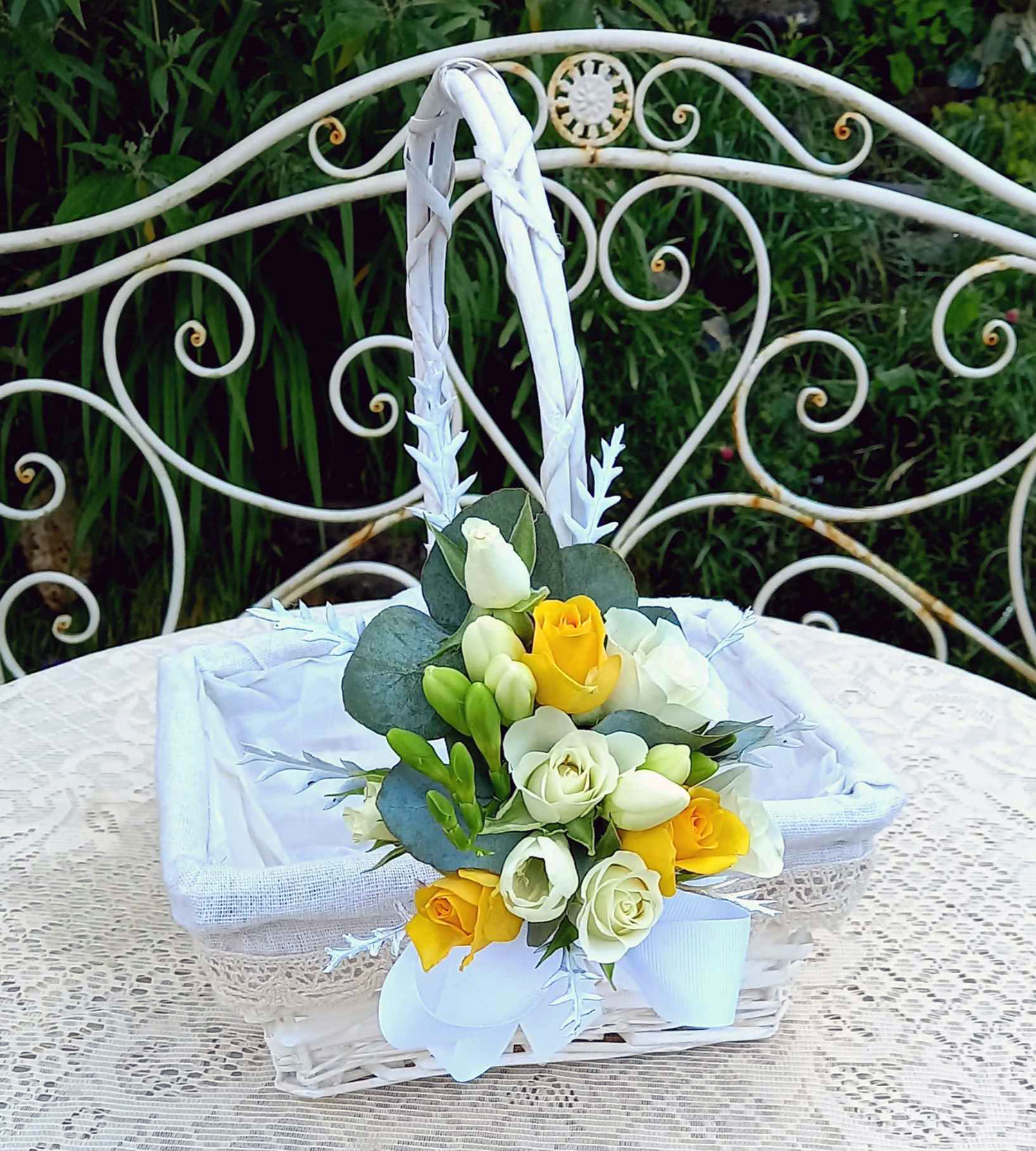 Flowergirl’s Basket – Danielle Wyatt Flowers